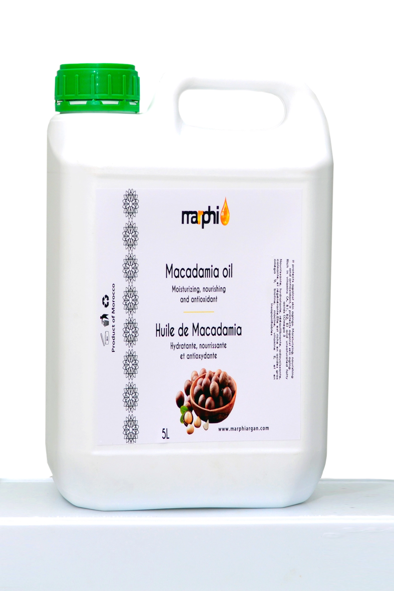 Macadamia Oil 100% Pure & Natural - MARPHI ARGAN OIL